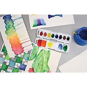 UCreate Watercolor Paper, White, Package, 140 lb., 9" x 12", 50 Sheets