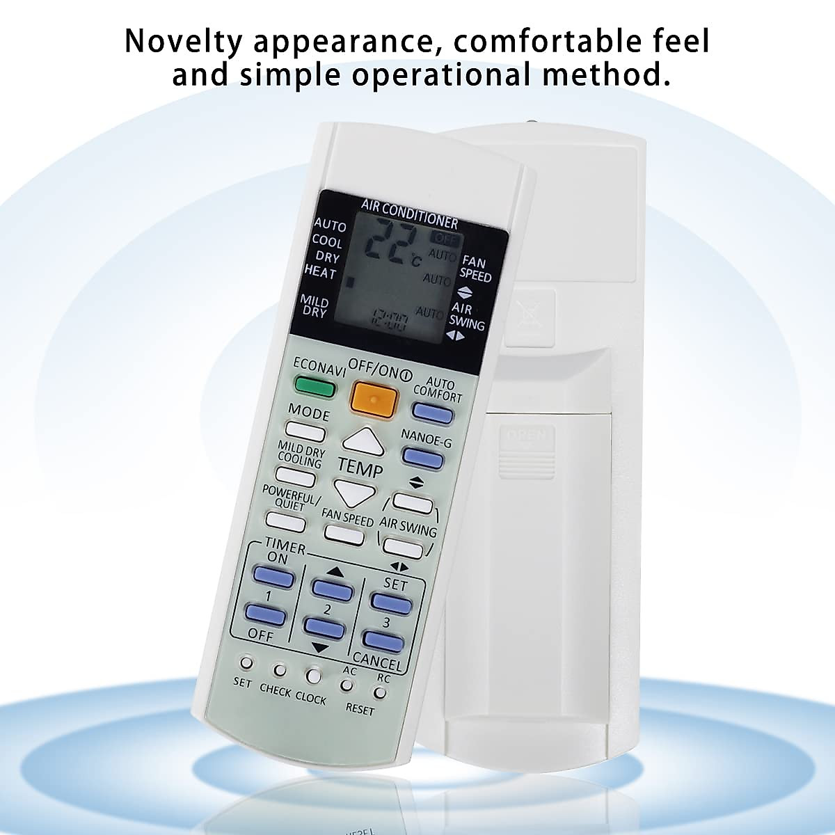 HONONJO Remote Control for Panasonic Air Conditioner Air Conditioning A75C3208 A75C3706 A75C3708 KTSX5J A75C3167 A75C3607 A75c3300 A75C3871 A75C3772