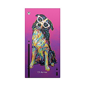 Head Case Designs Officially Licensed P.D. Moreno Border Collie Animals II Vinyl Sticker Gaming Skin Decal Cover Compatible With Xbox Series X Console