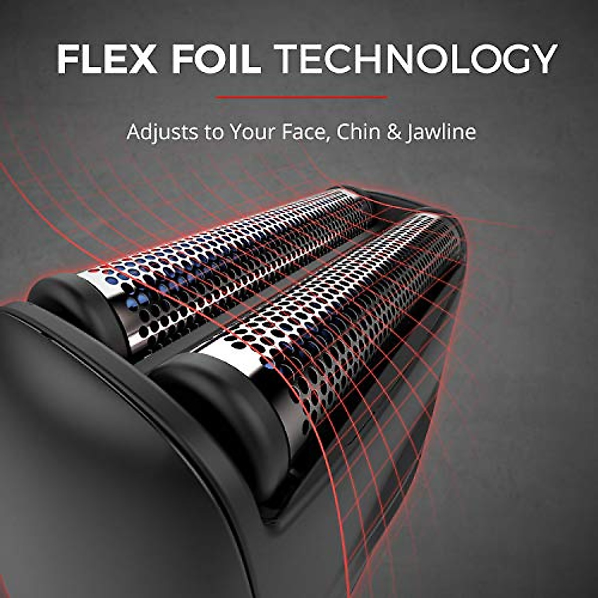 Remington PF7200 F2 Comfort Series Foil Shaver, Men's Electric Razor, Electric Shaver, Black