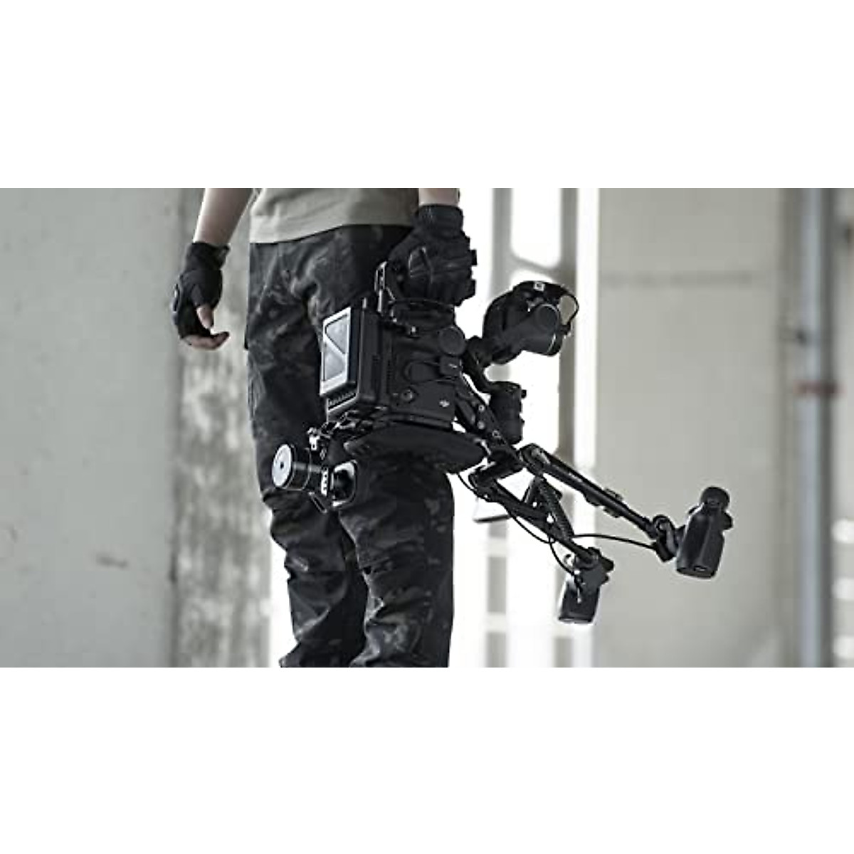 Tilta Lightweight Shoulder Rig | Compatible with DSLR, Mirrorless and Compact Cinema Cameras | TA-LSR-B