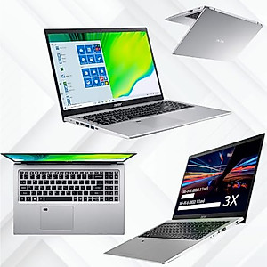 acer Aspire 5 A515 Laptop, 15.6" FHD Display, Intel Core i5-1135G7, NVIDIA GeForce MX450, 16GB RAM, 1TB SSD, Webcam, Backlit KB, HDMI, RJ-45, Wi-Fi 6, Windows 11 Home, Silver
