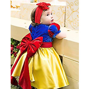 Makone 9PCS Baby Nylon Headbands Hair Accessories Hair Bows Stretchy Headband for Baby Girls Babies Newborn Infant Toddler