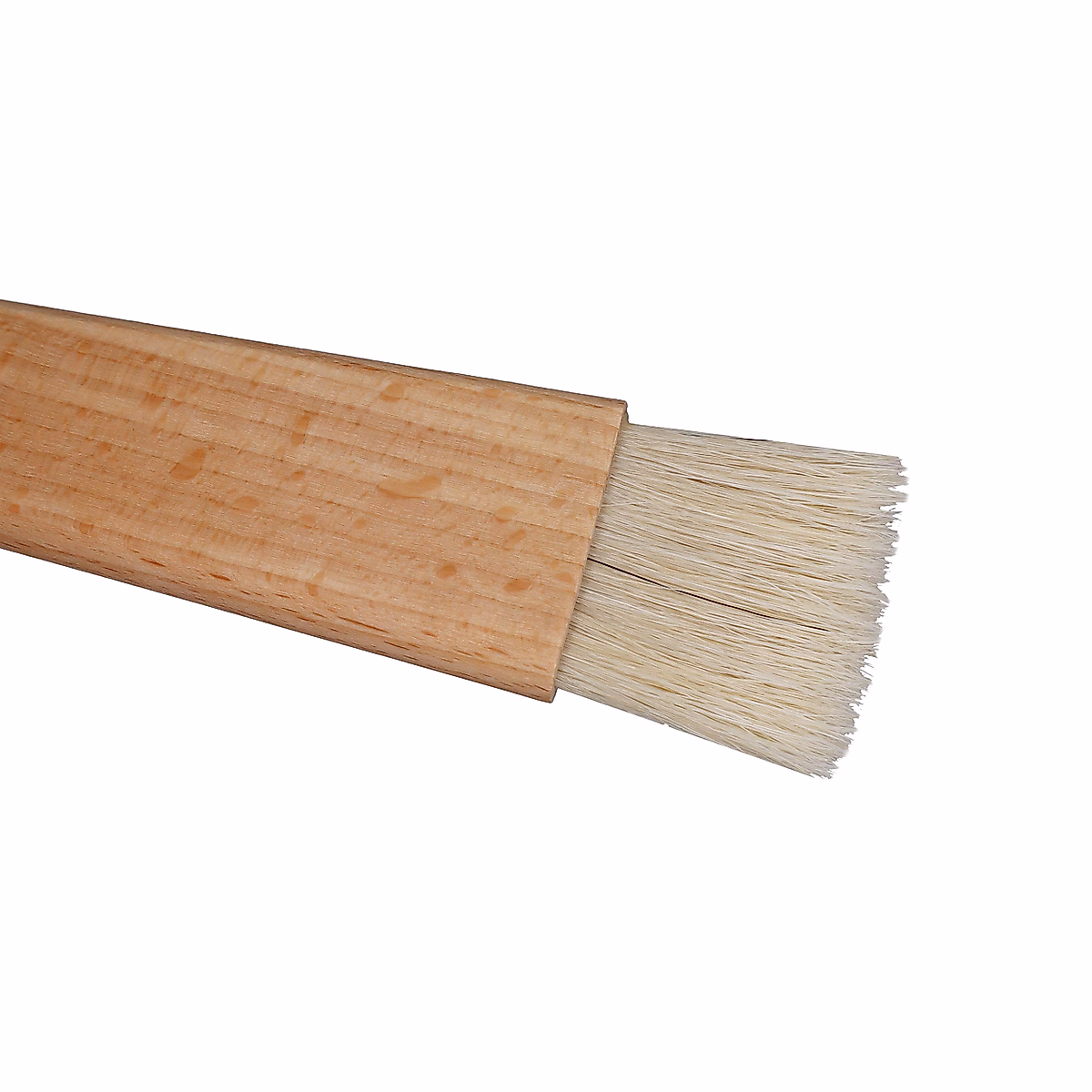 EIKS 2 Sets Natural Bristles with Wooden Handle Pastry Brushes for Basting Spreading Butter Oil Barbecue Baking Kitchen Cooking