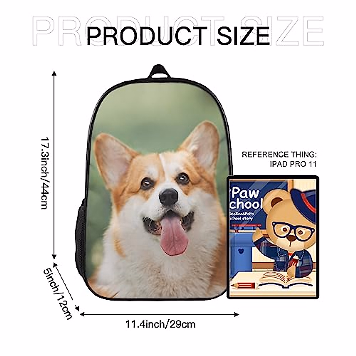 Gaxuciat Custom Backpack, Personalized Lightweight School Bookbag Add Your Photo Text for Boys and Girls, Travel, Work