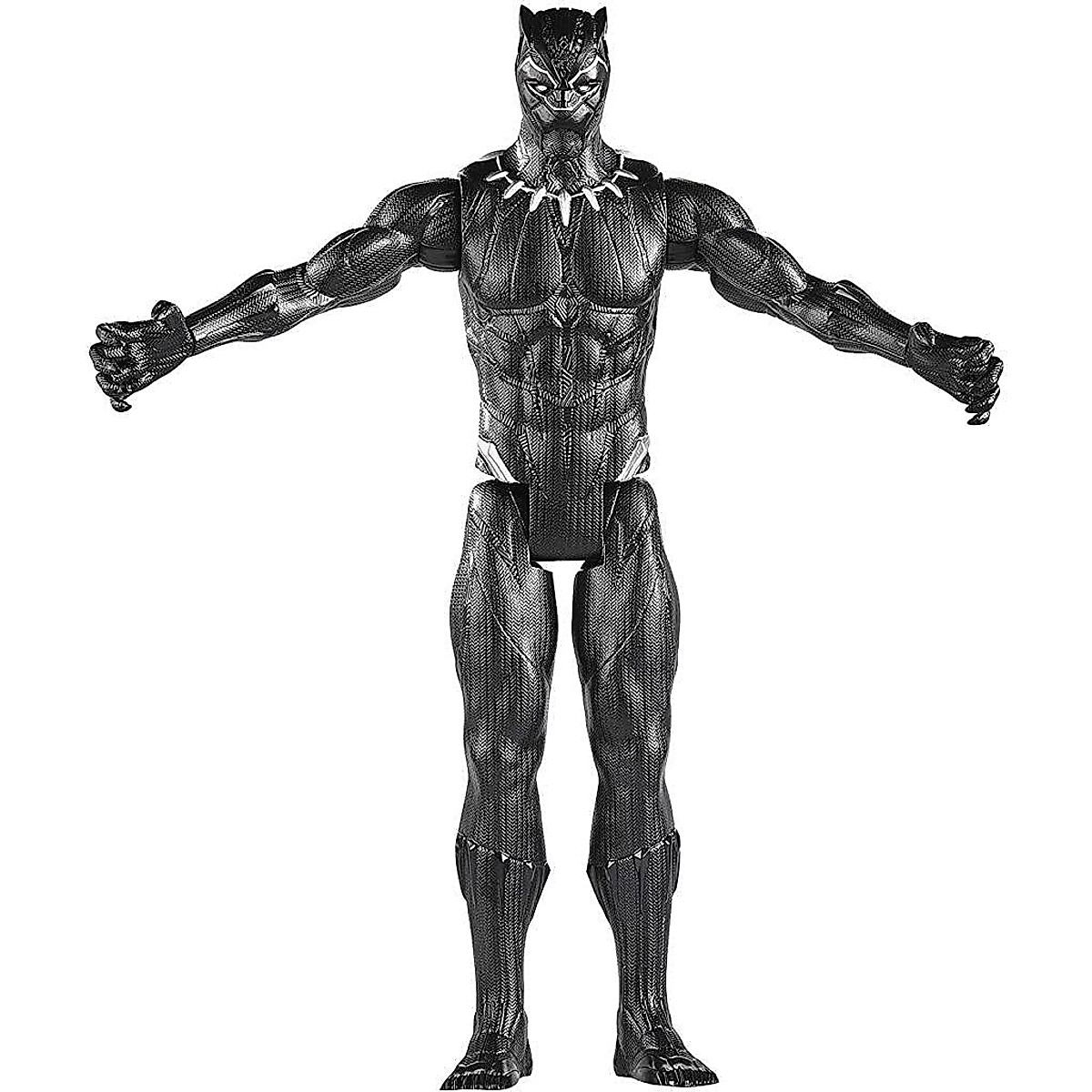 Marvel Titan Hero Series Black Panther Action Figure, 30 Cm Toy, Inspired Universe, for Children Aged from 4 Years