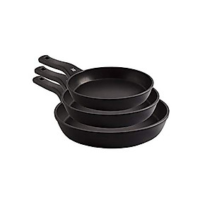 WMF Permadur Premium Set of 3 Stainless Steel Frying Pans 20, 24 and 28 cm with Non-Stick for All Cookers Including Induction