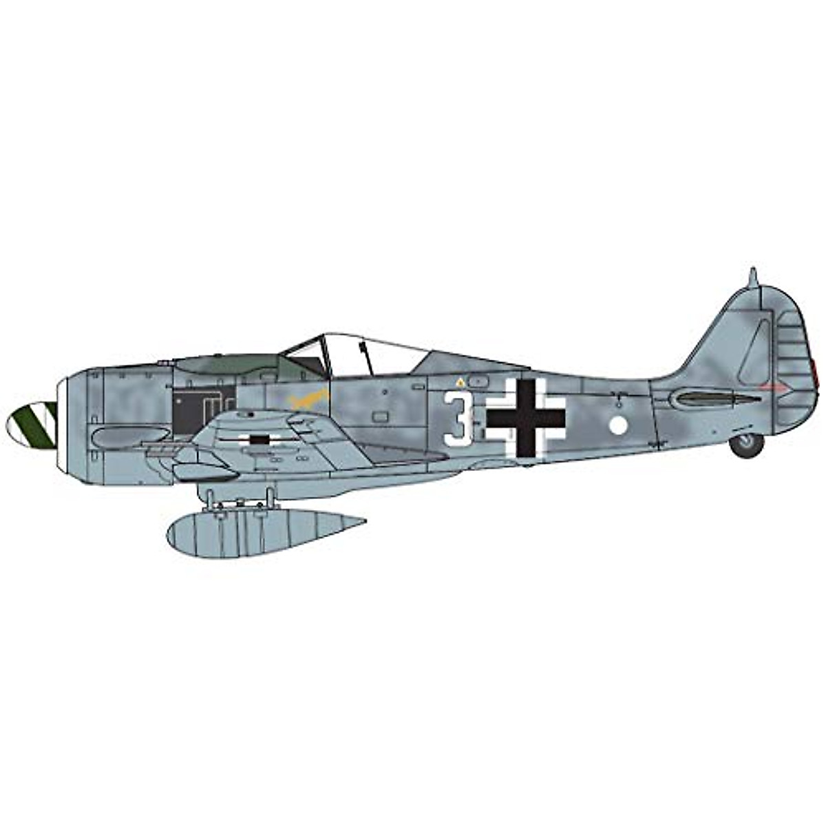 Airfix Focke-Wulf Fw190A-8 1:72 WWII Military Aviation Plastic Model Kit A01020A