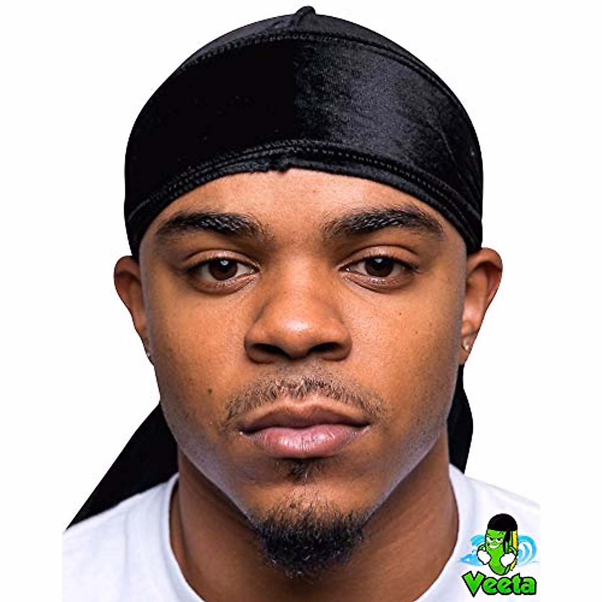 Veeta Superior Velvet Durag - Soft Velvet Durags for Men & Women, Long Double Wide Straps, Silky Durag Liner, Triple Stitched