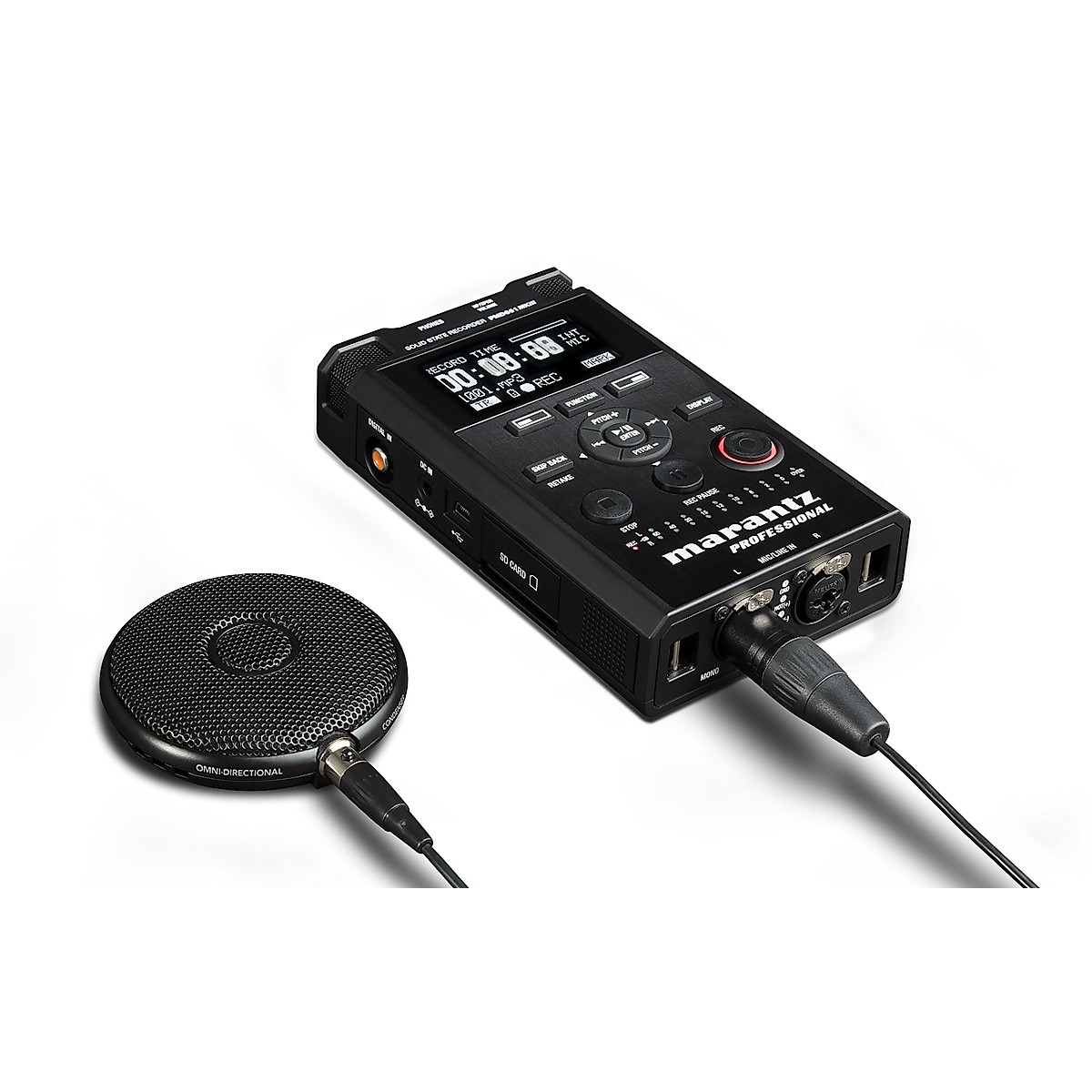Marantz Professional PMD661MKIII | Handheld Solid State Field Recorder with On-Board File Encryption, Studio-Grade Recording Resolutions and Microphone Included