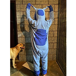 BGOKTA Halloween Animal Onesie Pajamas for Adults Costume Cosplay Homewear One Piece