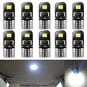 Pinepoem Car Interior Lights, Door Courtesy License Plate Dome Map Lights, T10 168 194 LED Bulbs-Extremely Bright 3030 Chipset