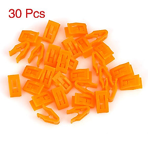 X AUTOHAUX 30pcs Center Console Radio DVD Dash Panel Switch Clip Body Trim Retainer for Ford for Mercury F-150 for Mustang for Dodge for Challenger