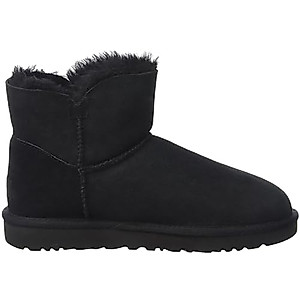 UGG Women's Mini Bailey Button Ii Boot, Black, 09