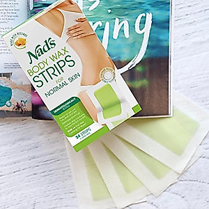 Nad's Hair Removal Strips, 24 Strips (Pack of 2)