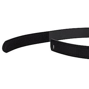 Perfect Fit Shield Wallets Mechanics Belt Buckleless No Scratch Leather Work Belt Hook and Loop Garrison Belts 1 1/2 Inch Wide Black Drum Died