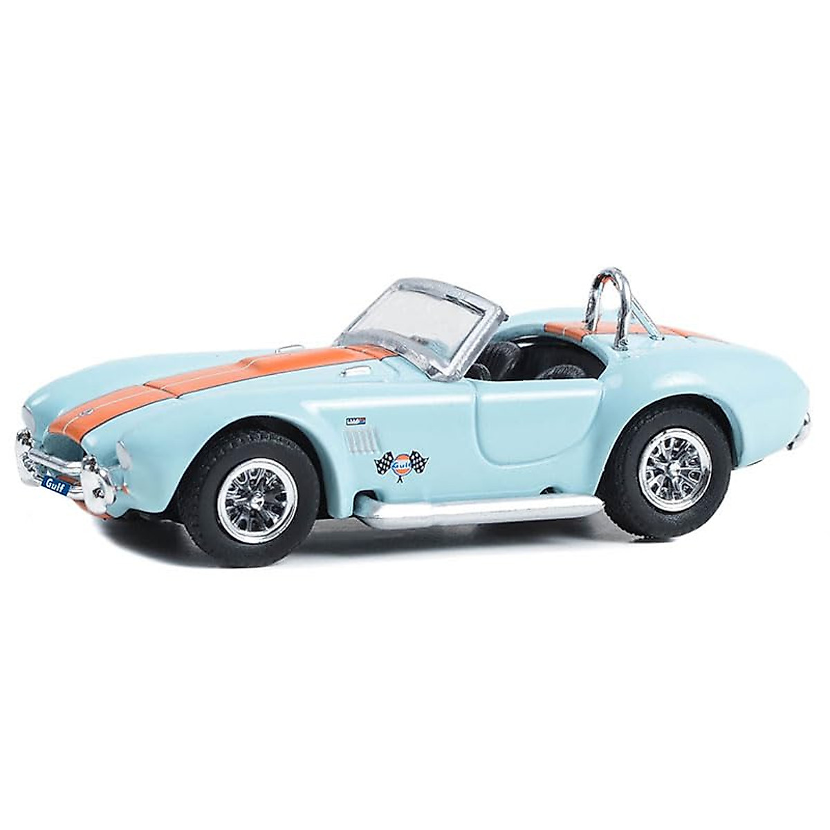 Greenlight 41135-A Gulf Oil Special Edition Series 1-1965 Shelby Cobra 427 S/C 1/64 Scale