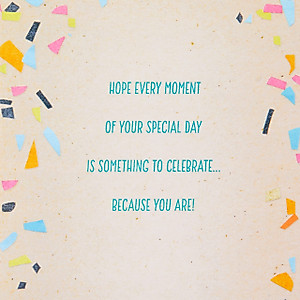 Hallmark Birthday Card (Birthdays Are the Confetti of Life)