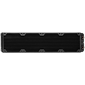 Corsair Hydro X Series, XR7 480mm Water Cooling Radiator (Quad 120mm Fan Mounts, Easy Installation, Premium Copper Construction, Polyurethane Coating, Integrated Fan Screw Guides) Black