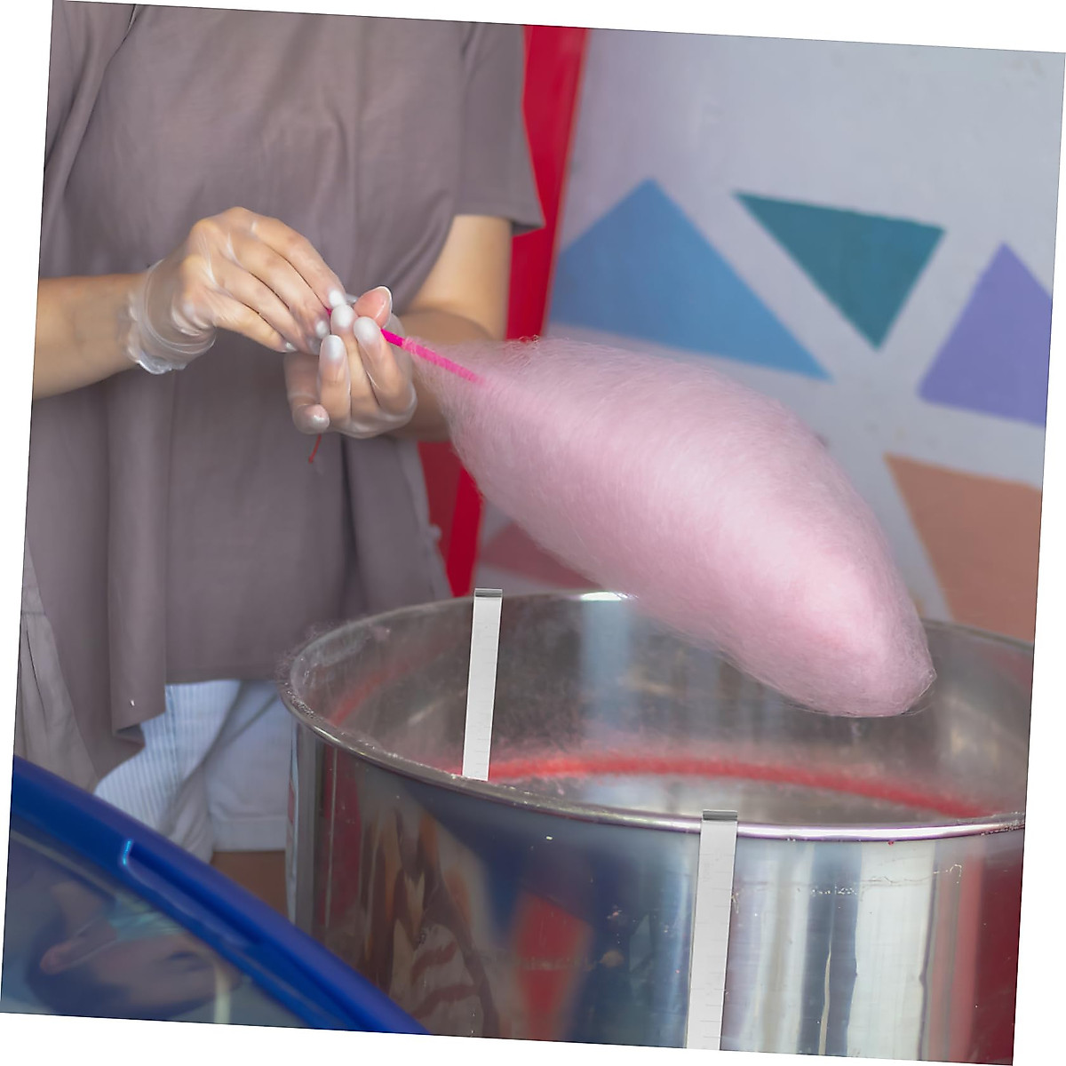 10pcs Cotton Candy Net Clip Stabilizer Kit Candy Floss Mesh Clips Candy Floss Making Supplies Spun Sugar Making Supplies Candy Clip Spun Sugar Making Clips Candy Floss Clips