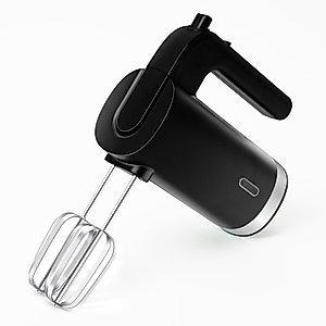 Tumidy Cordless Hand Mixer, 3 Speed Rechargeable Hand Mixers Electric, Type-C Charging Cable Dual-head Whisk for Whipping Mixing Egg, Cake Dough, Mashed Potatoes and More