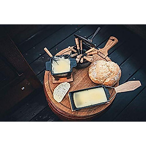 Boska Raclette Grilling Set - Partyclette To Go Set - Suitable for Cheese, Meat, Fish, and Vegetables - Portable Non-Stick - Dishwasher Safe Wedding Registry Items