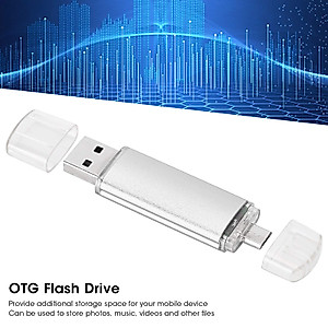 2 in 1 Thumb U Disk USB 2.0 Practical Storing Music Storing Files for Storing Photos Storing Files Storing Music Storing Videos(64GB)