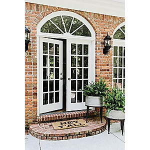 Creative Co-Op "Hey Y'all Natural Coir Doormat