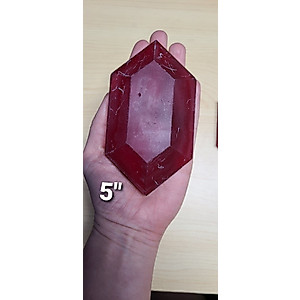 Gemstone Plastic Mold, Resin Mold, Soap Mold, polymer clay mold, gem mold, stone mold, nerd mold, jewelry mold, gamer mold, flexible mold (Mega)