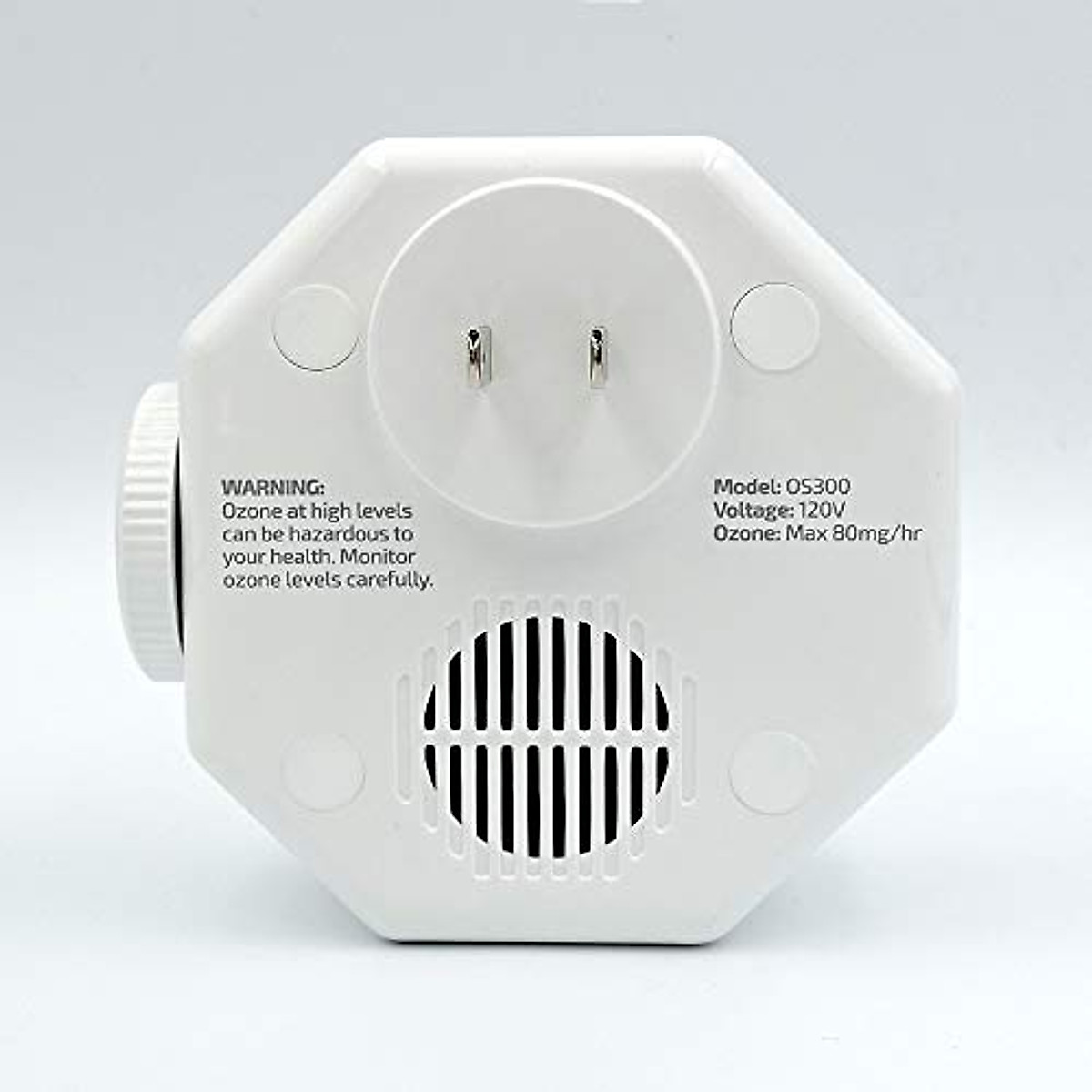 OdorStop OS300 Professional Grade Mini Ozone Generator Ionizer for Deodorizing and Purifying Small Areas Such as Bathrooms, Bedrooms, Personal Workspaces, Hotel Rooms, Offices, and RV’s (300 sq ft +)