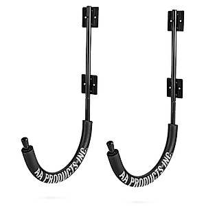 AA Products Kayak Storage Hanger Rack for Canoe Paddle Kayak Accessories Wall Mount Hanging Hooks for Indoor Outdoor, Set of 2