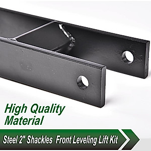 VRracing 2" Leveling Lift Kit Compatible with 1999-2004 Ford F250 F350 4WD Shackles Front Leveling Lift