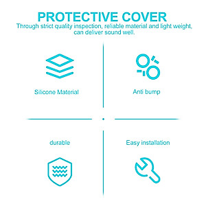 POPETPOP Stethoscope Head Covers, Portable Silicone Stethoscope Head Protector Cover Diaphragm Replacement Stethoscope Head Accessory (Red), 4.5X4.5CM (J0M40R4215COZO3)