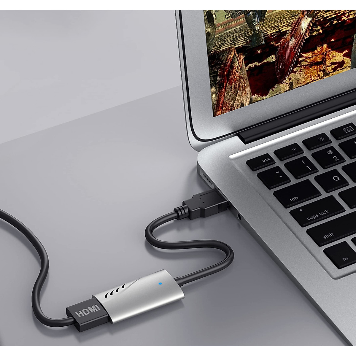 youcheng Video Capture Card 4k, HDMI Capture to USB Video Capture Device, 1080P HD 60fps Live Broadcast and Recording Video Audio Capture Device