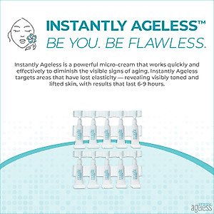 Instantly Ageless Facelift - Instant Eye Bag Remover Puffiness - 10 Vials - Instant Under Eye Bags Remover - Wrinkle Tightener - Instant Wrinkle Remover for Face Instant Lift
