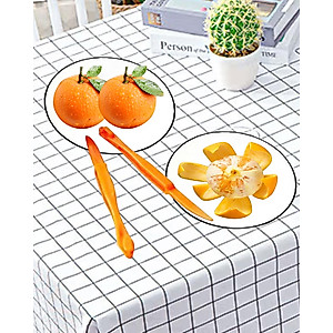 Orange Peeler Tool for Kitchen - 12 Pcs Citrus Peelers for Fruit Lemon Mango Banana, Plastic Fruit Peeler Easy Open