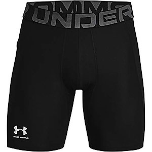 Under Armour Men's Armour HeatGear Compression Shorts , Black (001)/Pitch Gray , 3X-Large