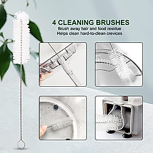 Cleaning Kit for Cat Water Fountain, Cat Fountain Brush, with Compressed Sponge and Storage Plastic Box, 9 Pack Pet Water Fountain Cleaning Kit