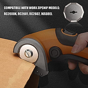 HandyTek 2-Pack WA2300 Blades Compatible with Worx ZipSnip Cordless Scissors Replacement Blades, Fits RC2600K, RC2601, RC2602, WX080L, WX081, WX082L, WX081L, WX745L.9