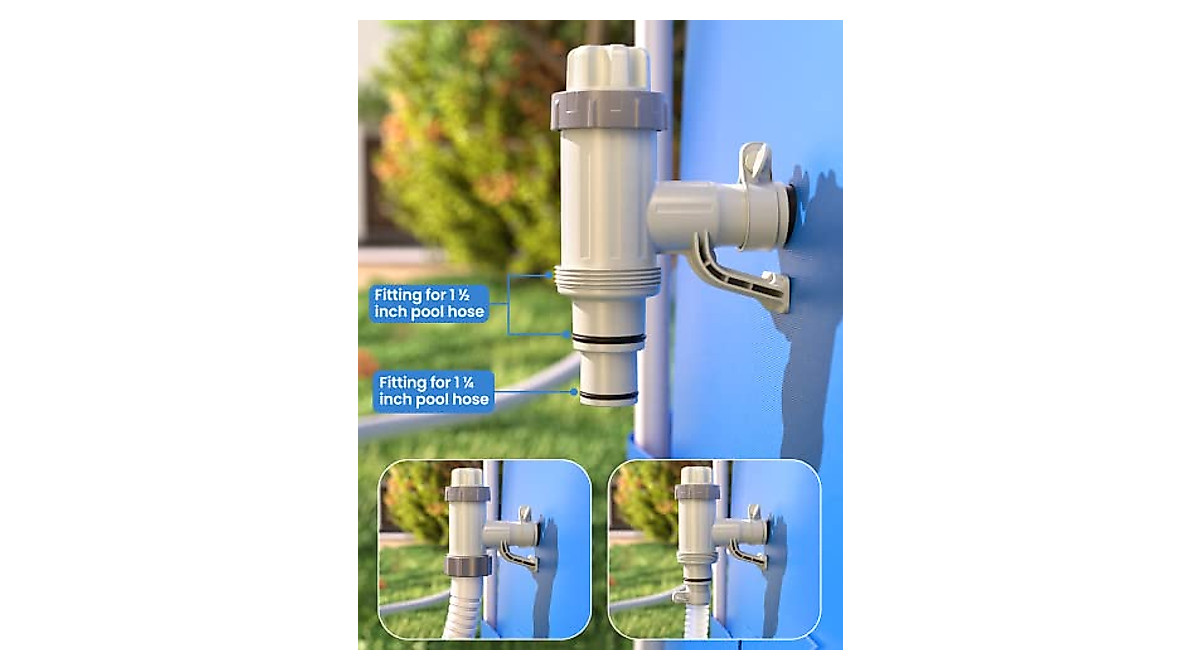 POOLHACKER Pool Plunger Valve Plus | Above Ground Pool Upgrade