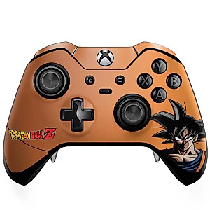 Skinit Decal Gaming skin compatible with Xbox One Elite Controller - Officially Licensed Dragon Ball Z Goku Portrait Design