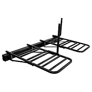 Quick Products QP-RBM4R RV Bumper-Mounted 4-Bike Rack,Black