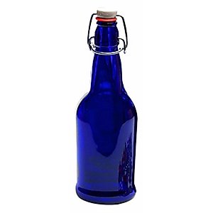 Home Brew Ohio Cobalt EZ Cap Kombucha Bottle, 1 x 32 oz., Blue