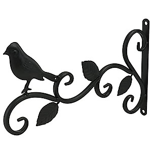 GANAZONO Outdoor Decor House Plants Plant Hanger Bracket Wall Hook Plants Bracket Rustic Iron Wall Hooks Metal Wall Shepherds Hook for Hanging Lanterns Coats Sconces Outdoor Decor House Plants