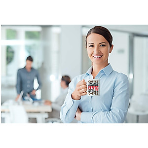 AW Fashions Eeffoc Is Coffee Spelled Backwards, As I Dont Give Eeffoc Until I Had My Coffee 11oz Funny Coffee Mug - Sarcastic Mugs For Women, Boss, Friend, Employee, or Spouse