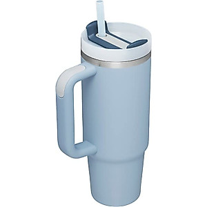 Stanley 30 oz Quencher Chambray/Blue with Straw - H2.0 Flowstate™ Tumbler