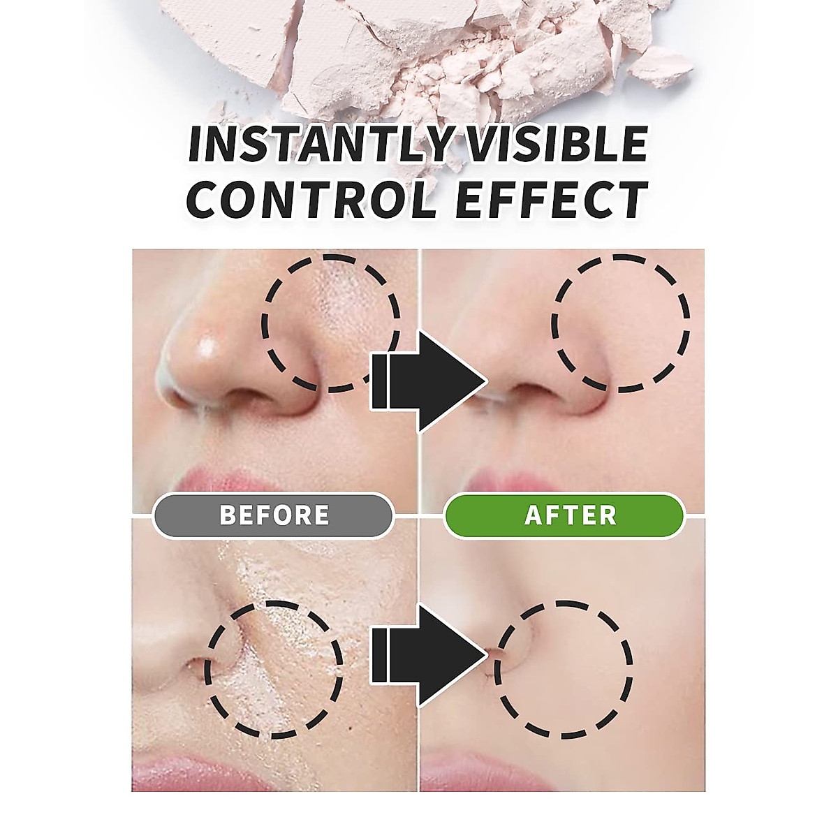 THESAEM Saemmul Perfect Pore Pink Pact - Makeup Finishing Pressed Powder for Sebum Control and Pore Minimization, Soothes Sensitive Skin with Calamine, Setting Powder, Clumps Free 12g