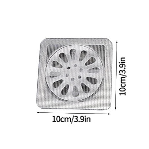 30PCS Disposable Hair Drain Stickers,Disposable Shower Drain Cover Hair Catcher Mesh Stickers, Floor Drain Sticker Sink Drain Strainer Screen Catcher for Bathroom Bathtub Kitchen