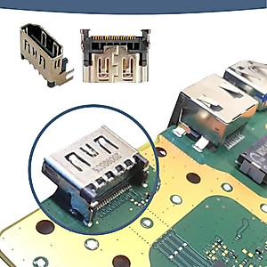 PAOBTEIY HDMI Port Replacement for Playstation 5, HDMI Display Socket Connector Jack for Sony PS5 (Ps5 2pc)