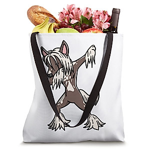 Dabbing Chinese Crested Dog Tote Bag